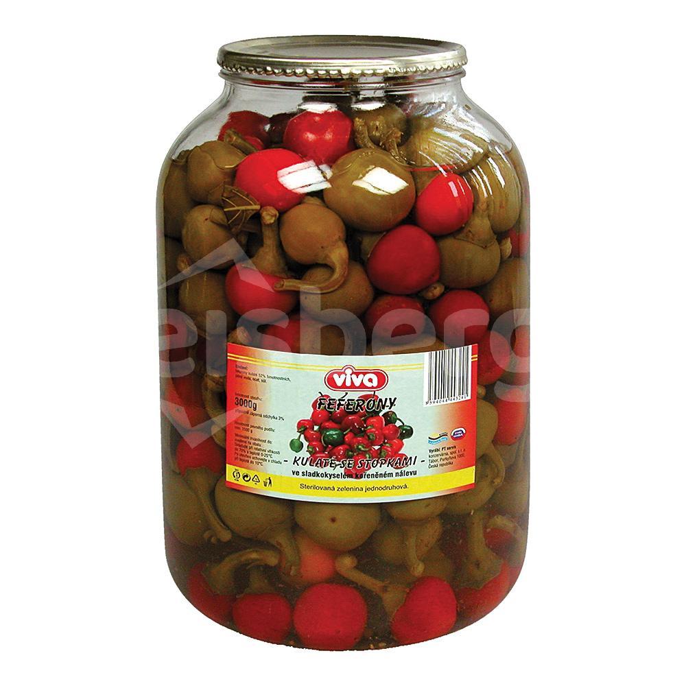 Feferony kulaté S | EISBERG - distribuce potravin